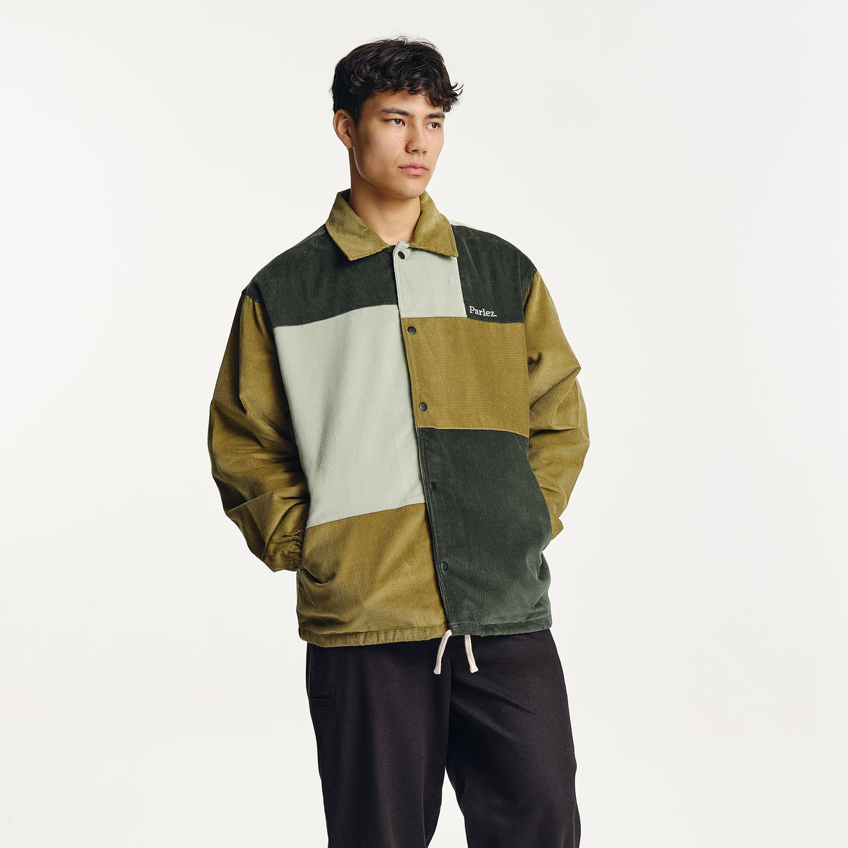 Buy The Parlez Craftsman Jacket Kelp Green | Parlez Streetwear