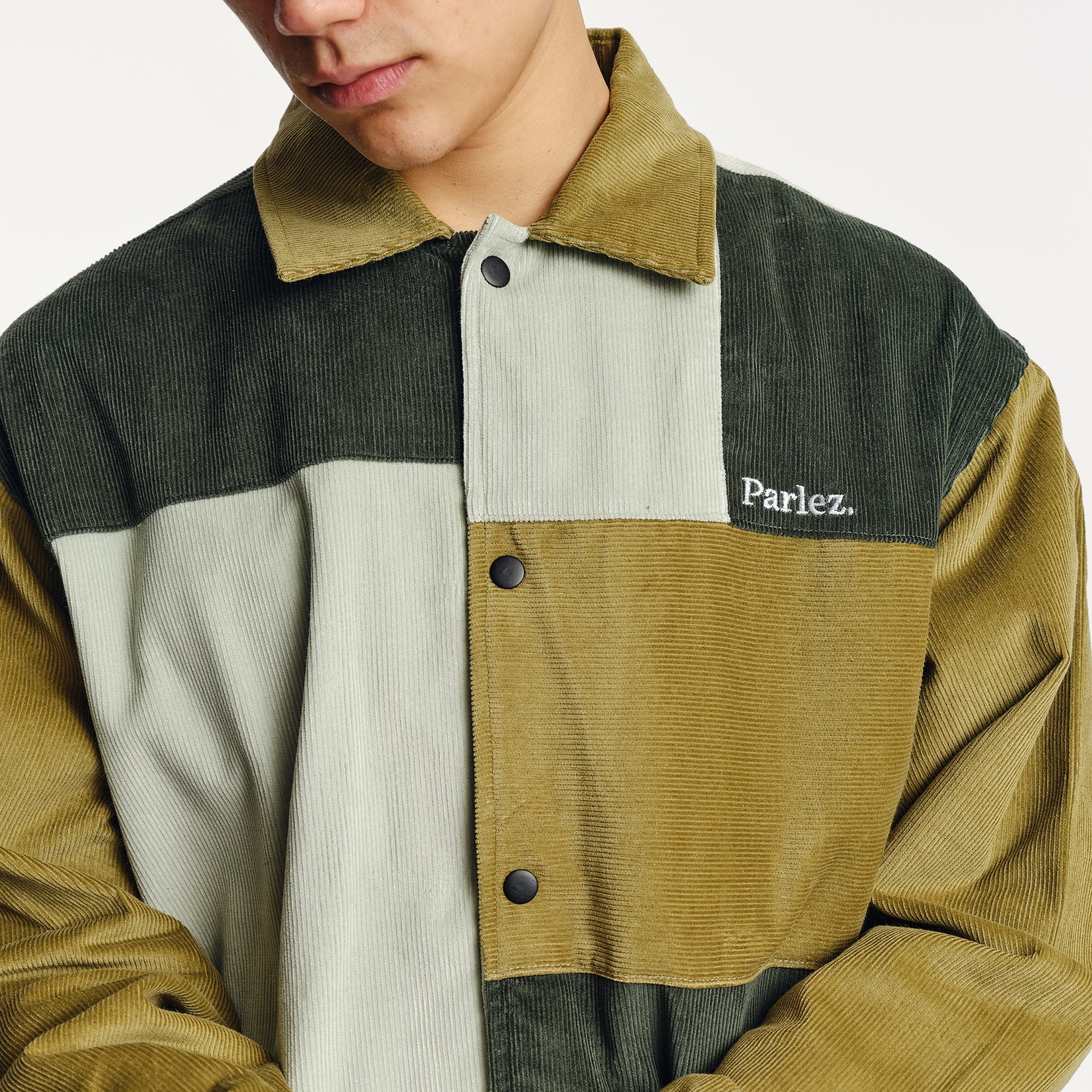 Buy The Parlez Craftsman Jacket Kelp Green | Parlez Streetwear