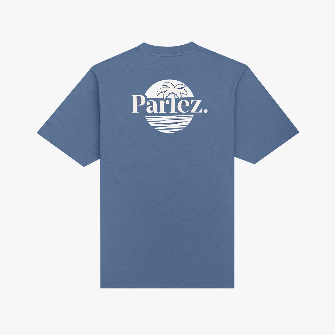 Buy The Parlez Boca T-Shirt China Blue | Parlez Streetwear