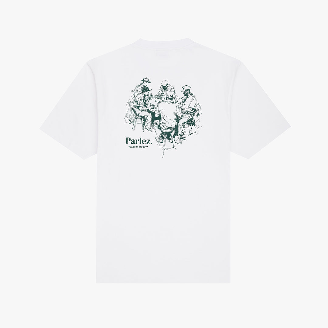Buy The Parlez Check T-Shirt White | Parlez Streetwear