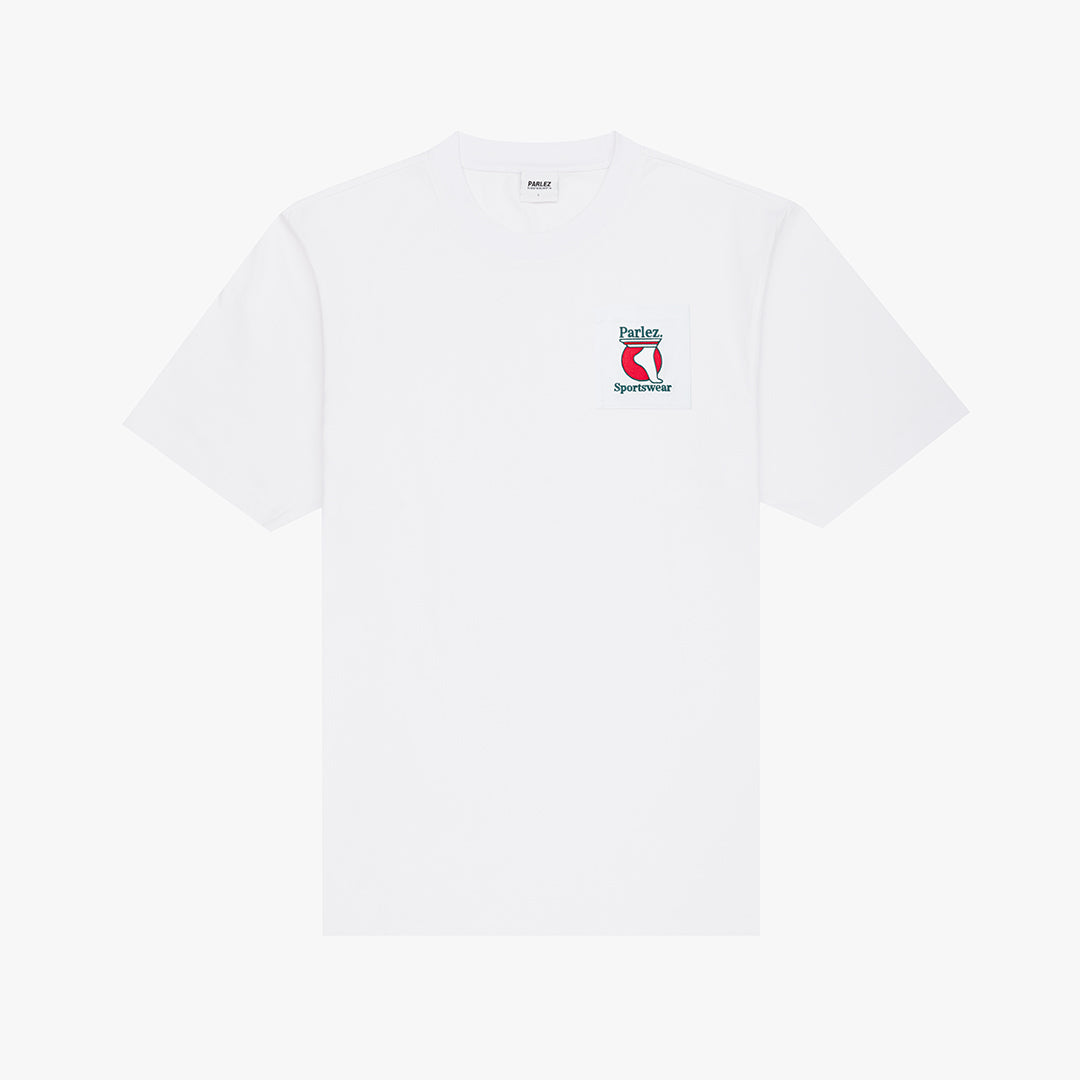 Buy The Parlez Currere Pocket T-Shirt White| Parlez Streetwear