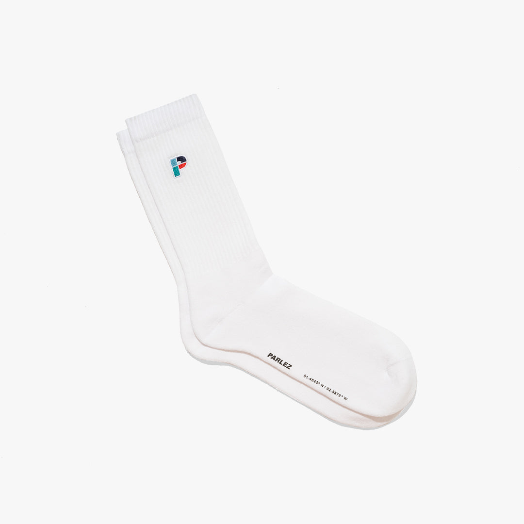 Buy The Parlez Lewis Sock White | Parlez Streetwear