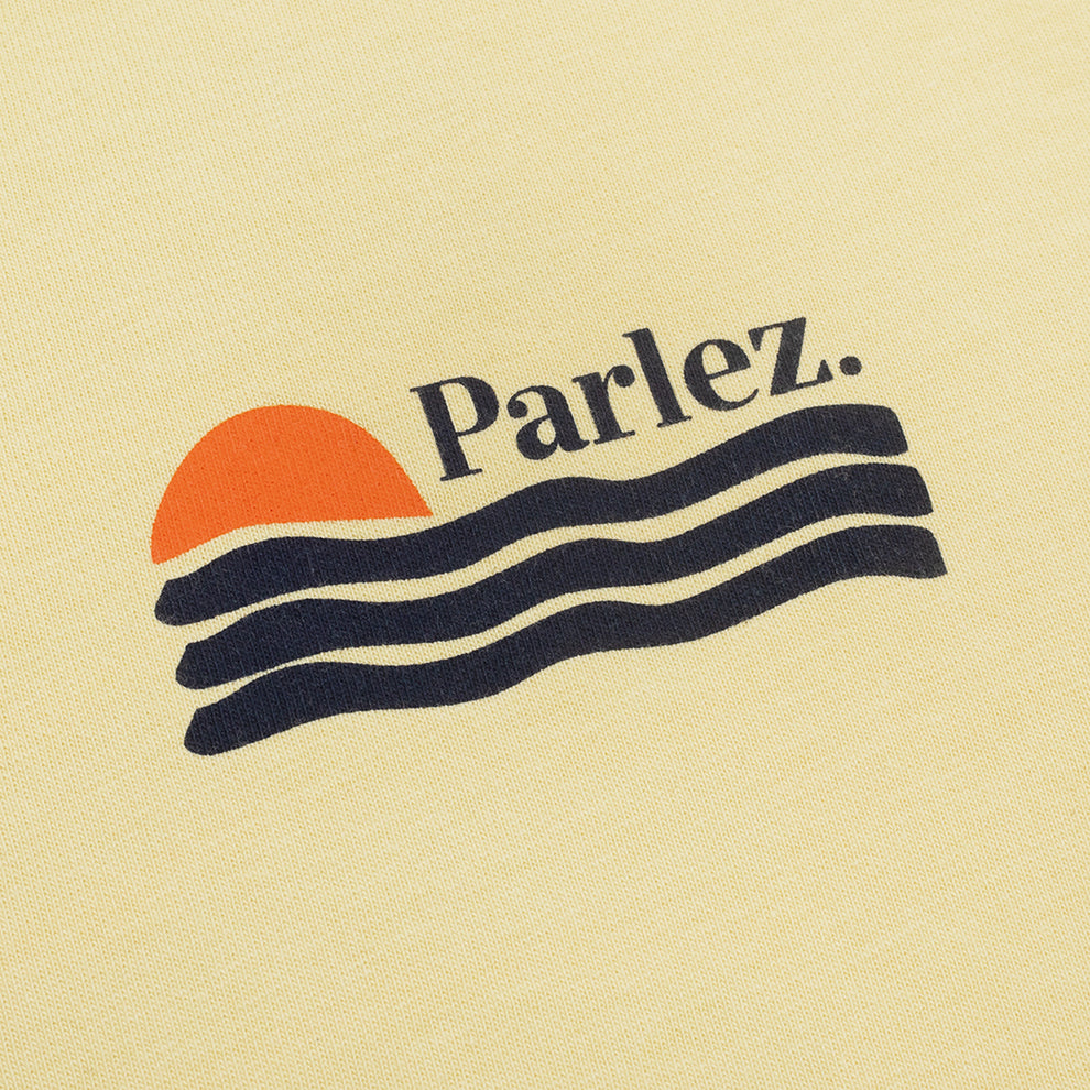 Buy The Parlez Wash T-Shirt Dusky Yellow | Parlez Streetwear